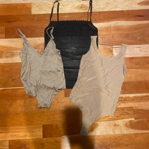 Commando | Tops | 3 Commando Classic Cami Bodysuit Top Basics Size ...